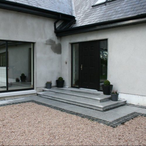 Silver Granite Step Pack | Castle Paving